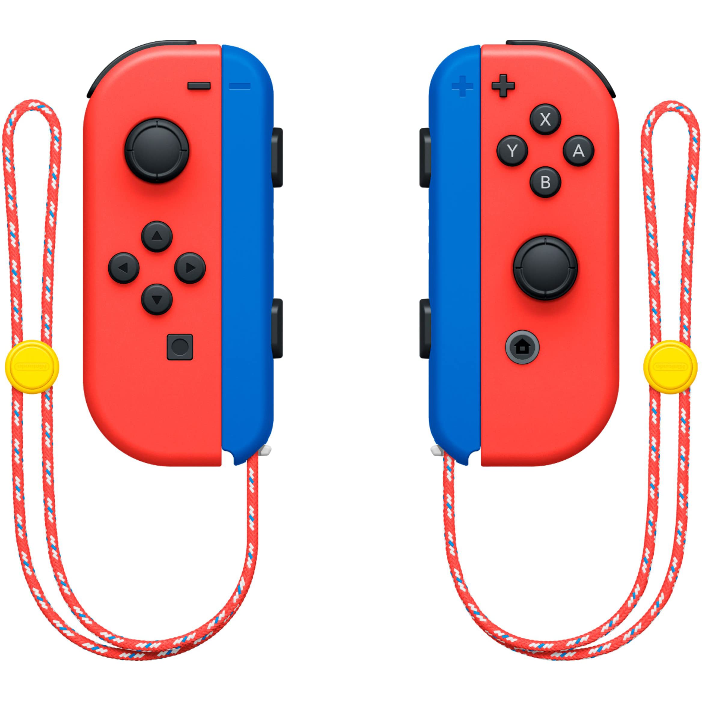Nintendo Switch Mario Red & Blue Edition with Red Joy-Con, Blue Dock - 6.2" Touchscreen LCD Display, 32GB Internal Storage, 802.11AC WiFi, Bluetooth 4.1, Type-C - 7-in-1 Carrying Case