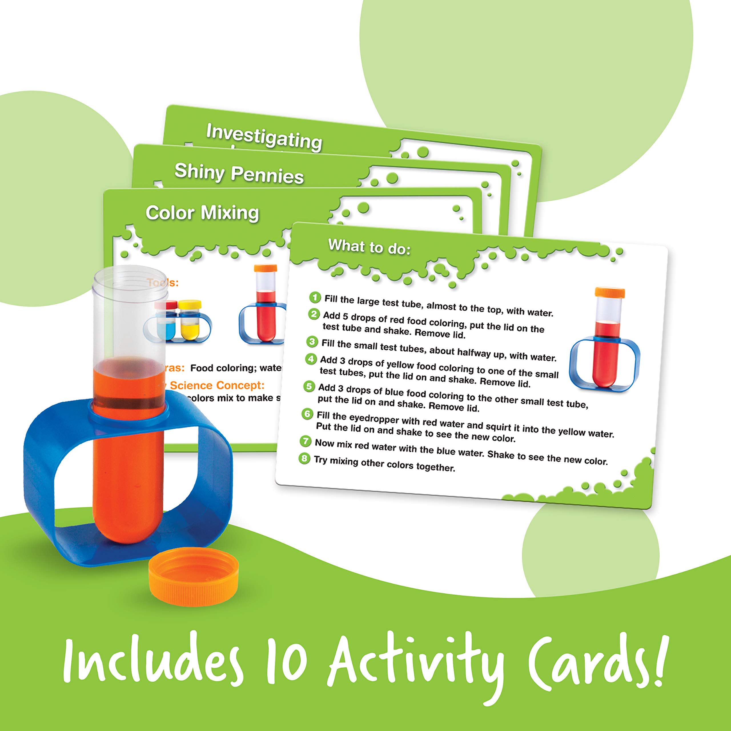 Learning Resources Primary Science Lab Activity Set - Science Kits for Kids Ages 3+ STEM Toys for Toddlers, Science Classroom Decor,Science Experiments