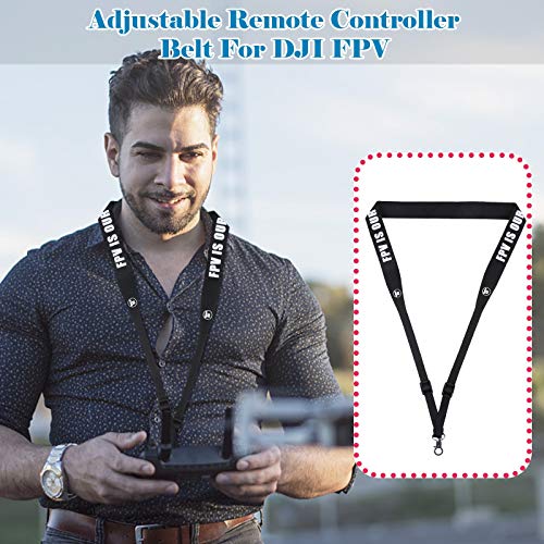 Nebwe Drone Accessories Rc Tools Rc Accessories and Parts Adjustable Neck Strap for Drone FPV Remote Controller with Nylon and Metal Buckle Drone Parts Drone Tool Kit