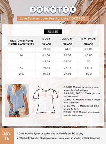 Dokotoo Women's Bohemian, A Apricot, Medium