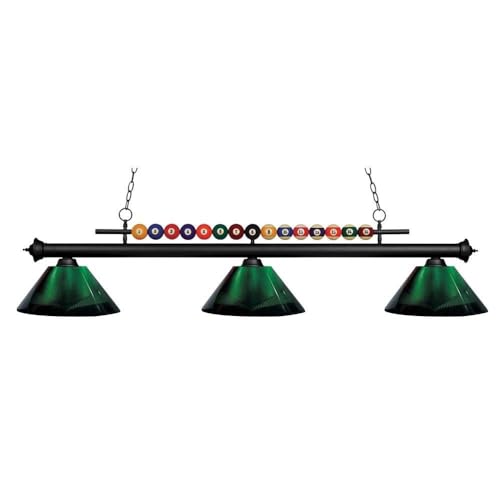 Shark - 3 Light Island/Billiard in Billiard Style - 16 Inches Wide by 15 Inches High