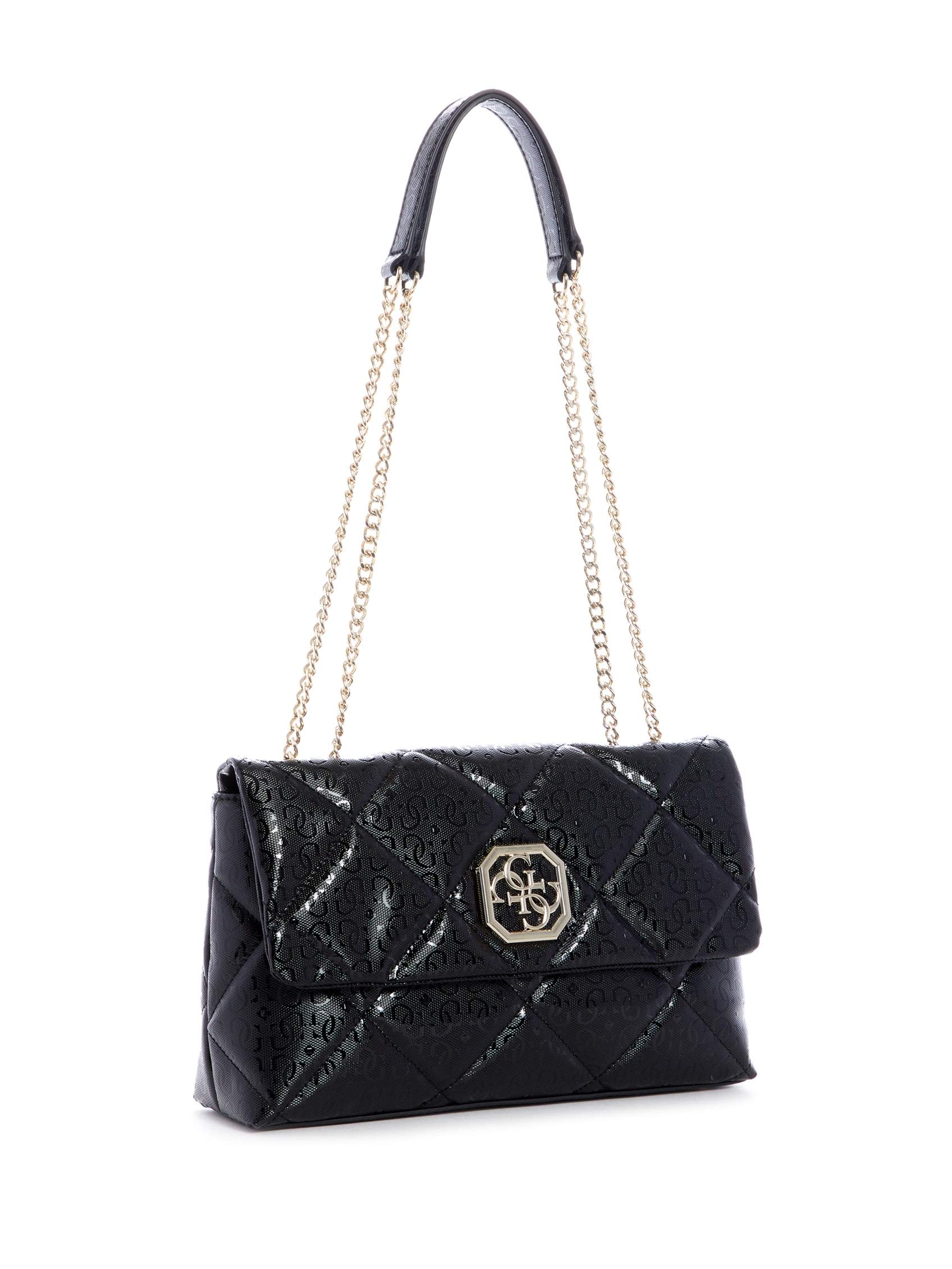 GUESS Dilla Convertible Crossbody Flap, Black