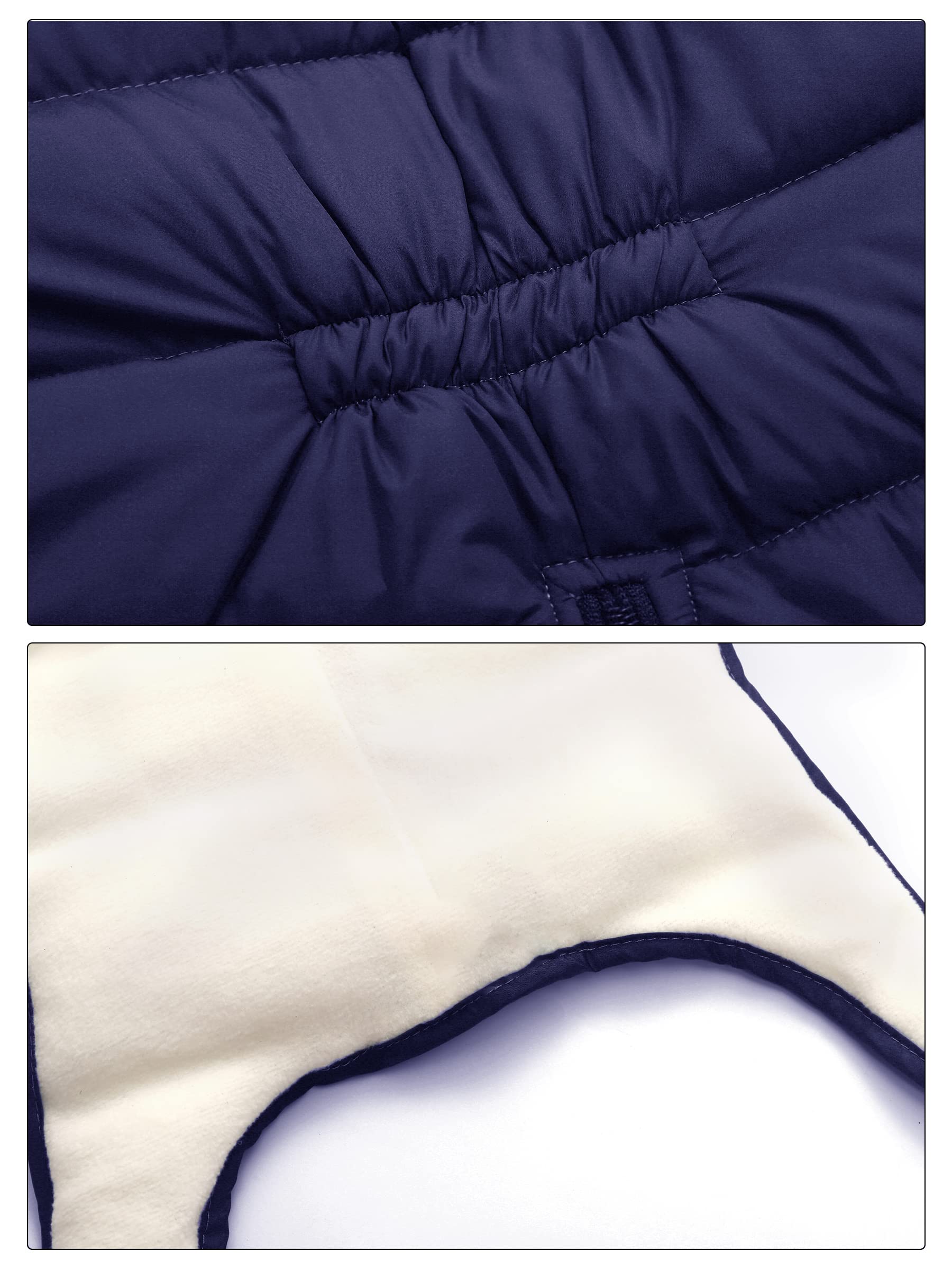 Classic Snow Bib Ski Snowsuit Toddler Boys Winter Warm Pants Kids Lightweight Down Pants Active Pants Dark Blue 6-12 Months