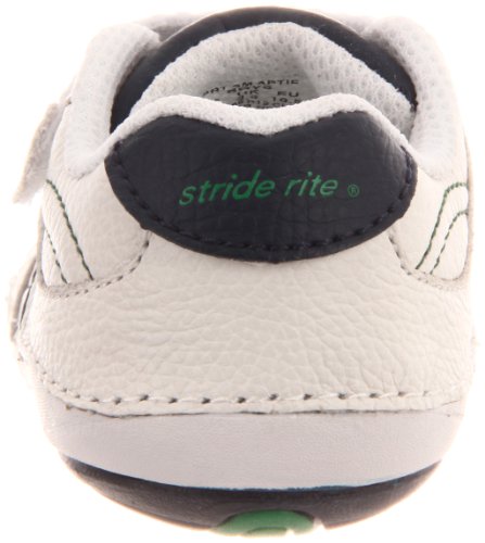 Stride Rite boys Srt Soft Motion Artie Athletic Sneaker, White/Navy, 3.5 Infant US