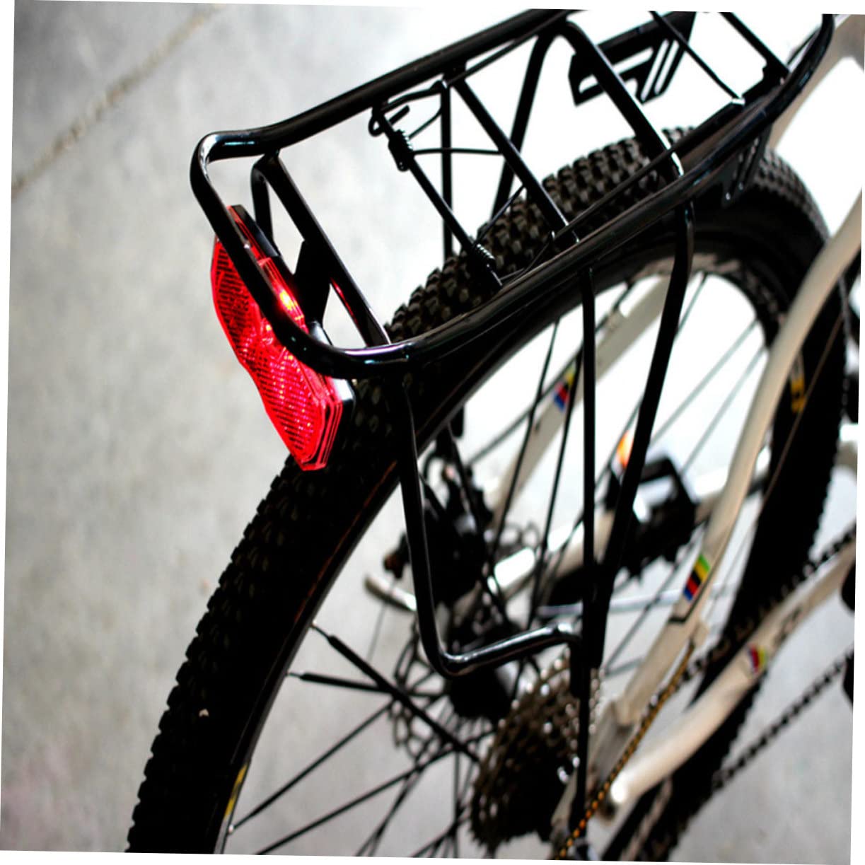CLISPEED 2pcs Road Bike Tail Light taillight with Lights Reflector Warning Light Strip Mountain Bike Bike Tail lamp Bike Rear Lights Riding Headlight Flashlight Scattered Beads