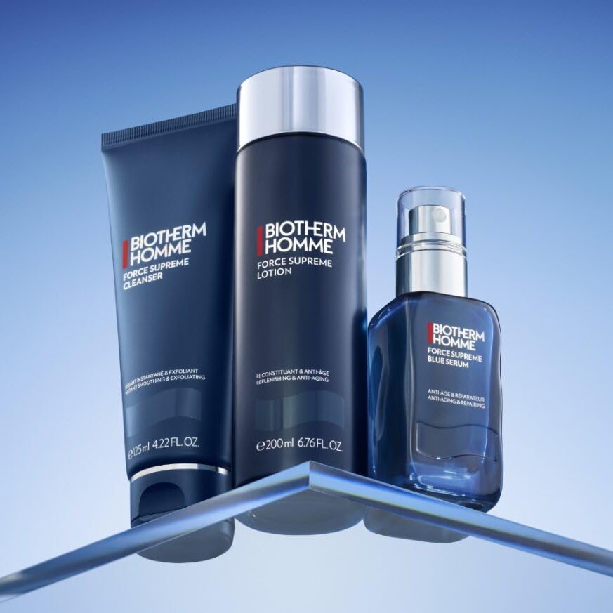 Biotherm Force Supreme Smoothing and Resurfacing Daily Cleanser for Men, 4.22 Ounce