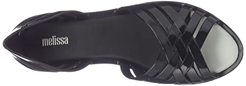 Melissa Womens Flora Flats Sandals Black 8