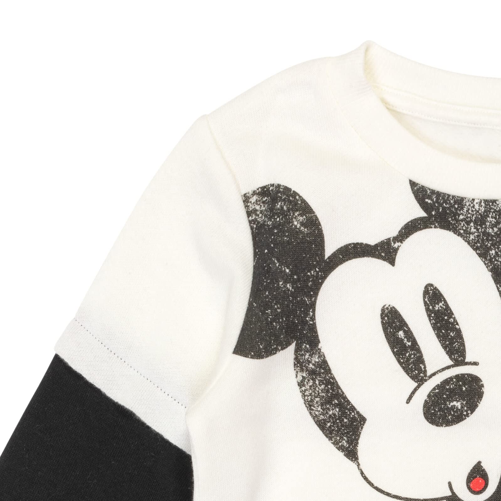 Disney Mickey Mouse Baby Boys Fleece Pullover Sweatshirt black/white 18 Months