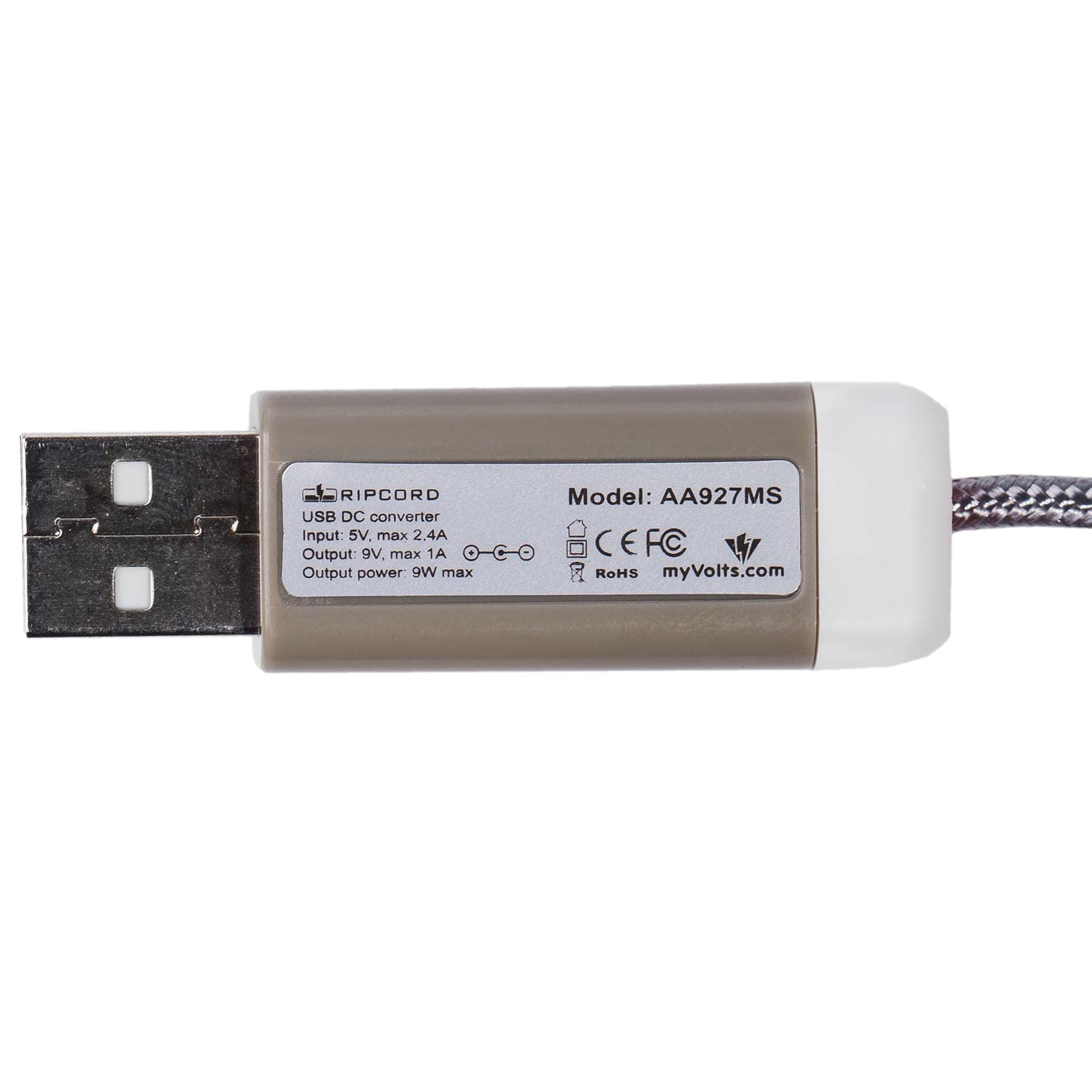 myVolts Ripcord USB to 9V DC Power Cable Compatible with Empress Effects ZOIA Synth