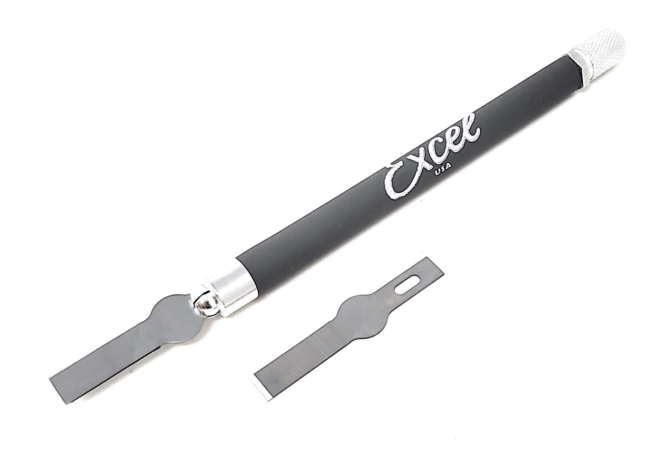 Excel Blades Chisel Replacement Blades, Set of 50 Carbon Steel Blades for Precision Cutting & Trimming, Multi-Purpose Professional, Hobby, and Crafting Tools