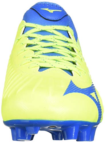 Mizuno Unisex Rebula III Select Soccer Shoe, Safety Yellow-Blue, 11 US Men