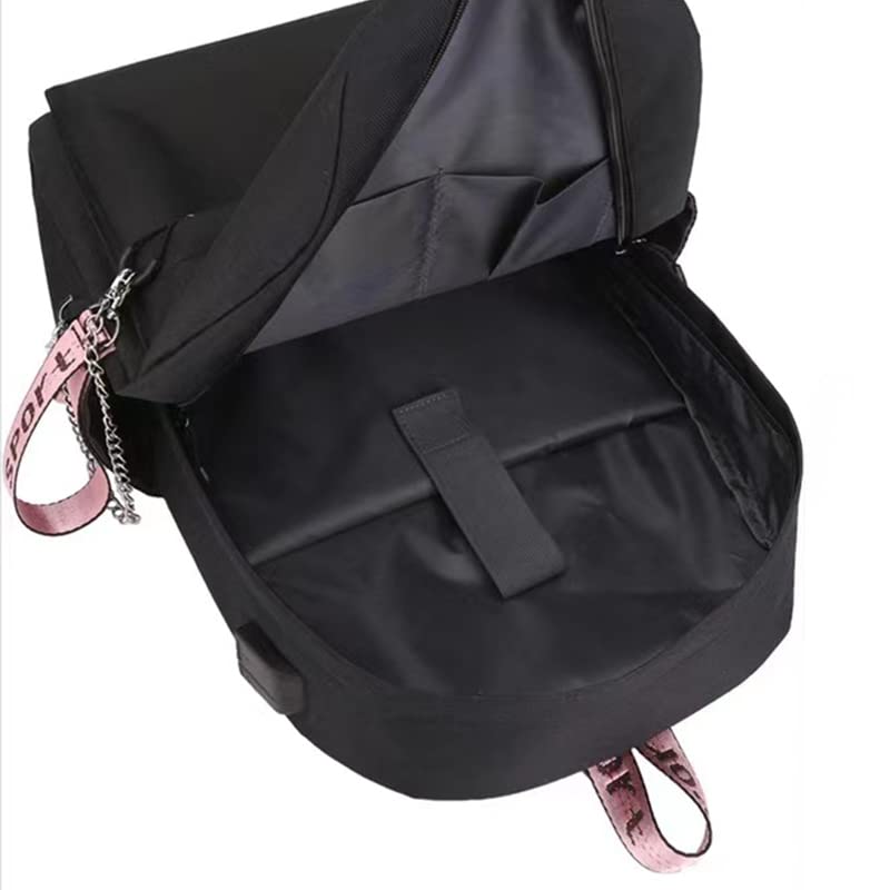 GERSH Anime Nezuko Laptop Backpack Anime Backpack School Backpack Laptop Bag 17.7 inch (Nezuko)
