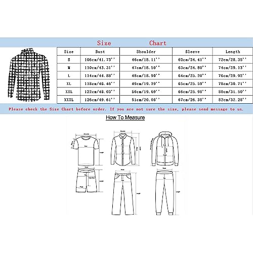 Mens Shirts Short Sleeve Pullover Men Digital 3D Printing Plaid Color Matching Long Shirt Top Blouse Mint Green