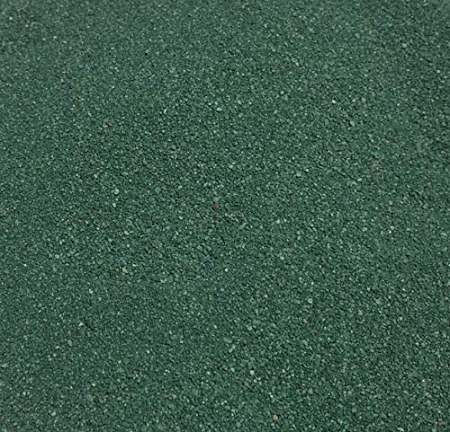 MIGHTY109 Artificial Turf Infill Sand Green. 40 Pounds.