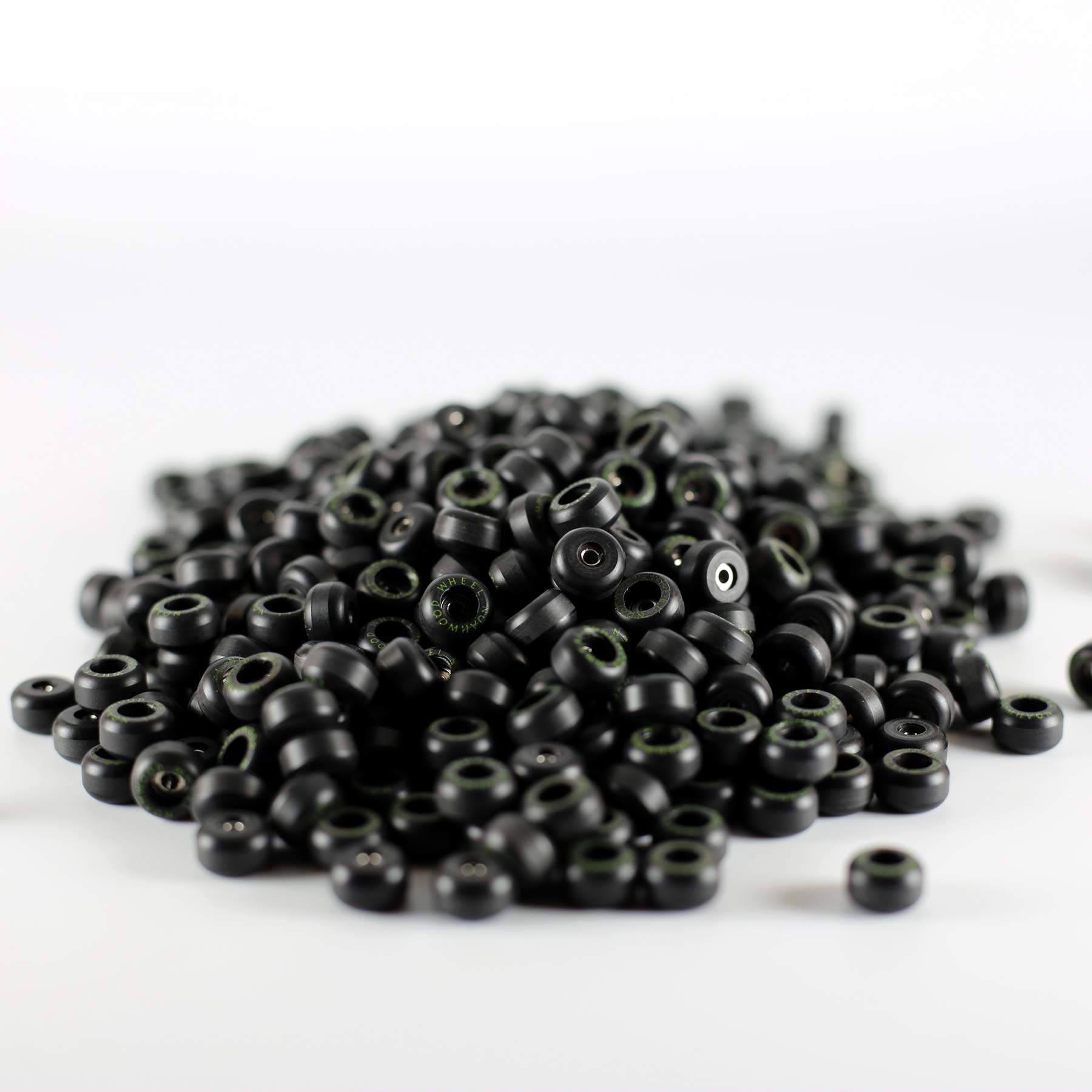 NOAHWOOD Fingerboards PRO Handmade X-Sport Wheels(No CNC)(PRO Bearing 4Pcs/Set) (White, II)