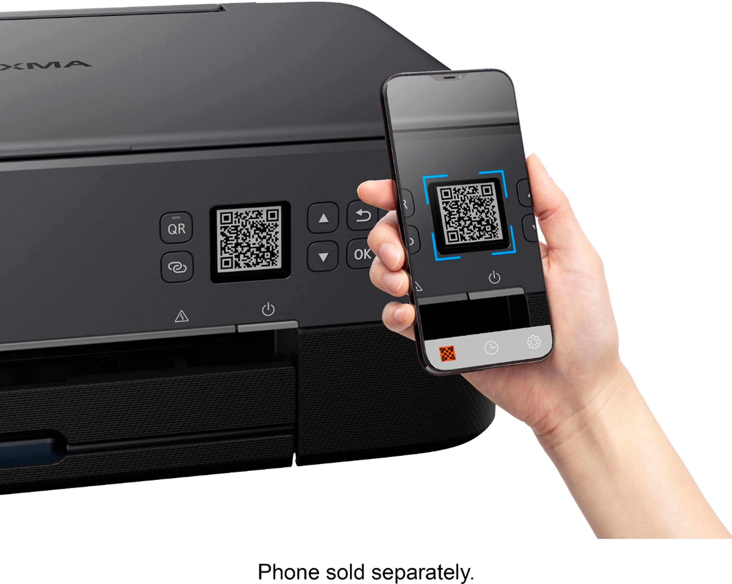 Canon PIXMA TS6420a All-in-One Wireless Color Inkjet Printer for Home Office, Black - Print Copy Scan - 1.44" OLED Screen, 13.0 ipm, 4800 x 1200 dpi, Auto 2-Sided Printing, 8.5 x 14, USB, WiFi
