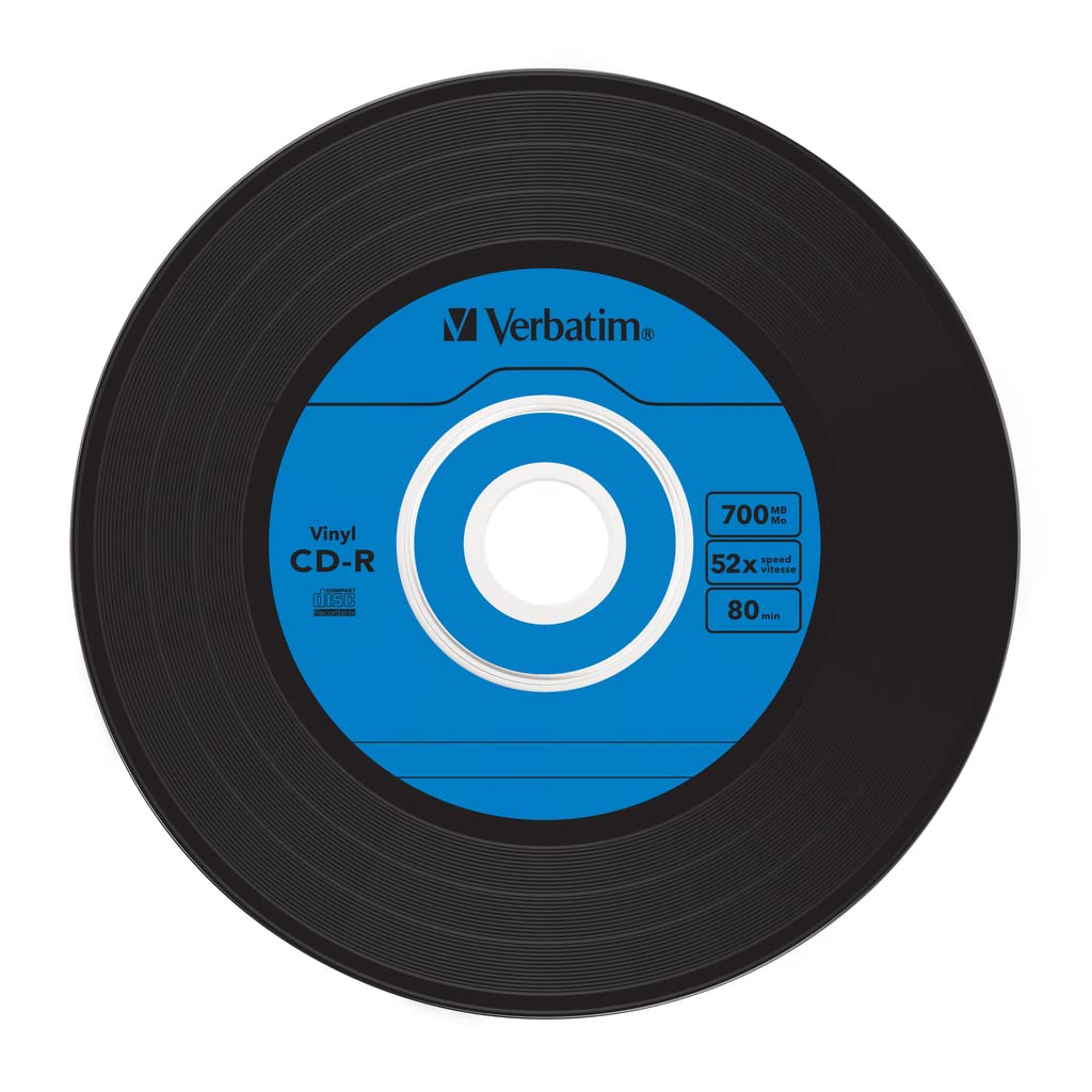 Verbatim 43426 52x Vinyl CD-R - Slim Case 10 Pack