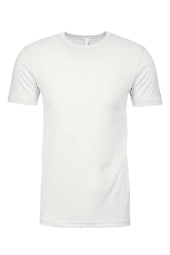 Next Level Men's CVC Crew L WHITE
