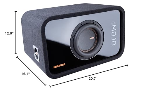 Memphis Audio MJME8S1 Single 8" Loaded Enclosure 1 ohm - 900 RMS