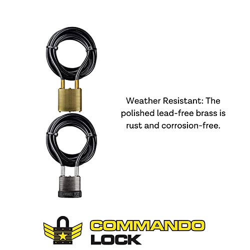 Commando | Cable Lock Steel | Military-Grade | 8 Ft.