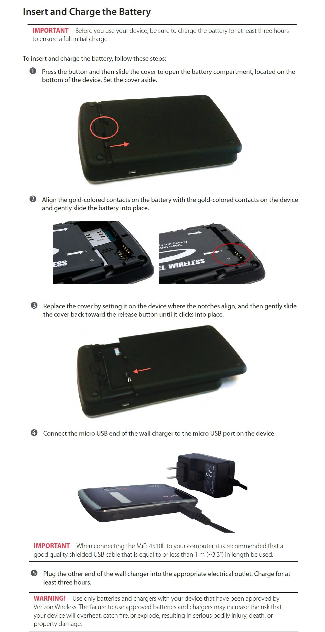 Verizon Jetpack 4G LTE Mobile Hotspot MiFi 4510L 4510L WORKS ON VERIZON WIRELESS