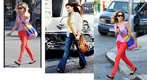 BenThai Products BTP! Tie Dye Sling Crossbody Shoulder Bag Purse Hippie Bohemian Fishbone VA3 Multicoloured