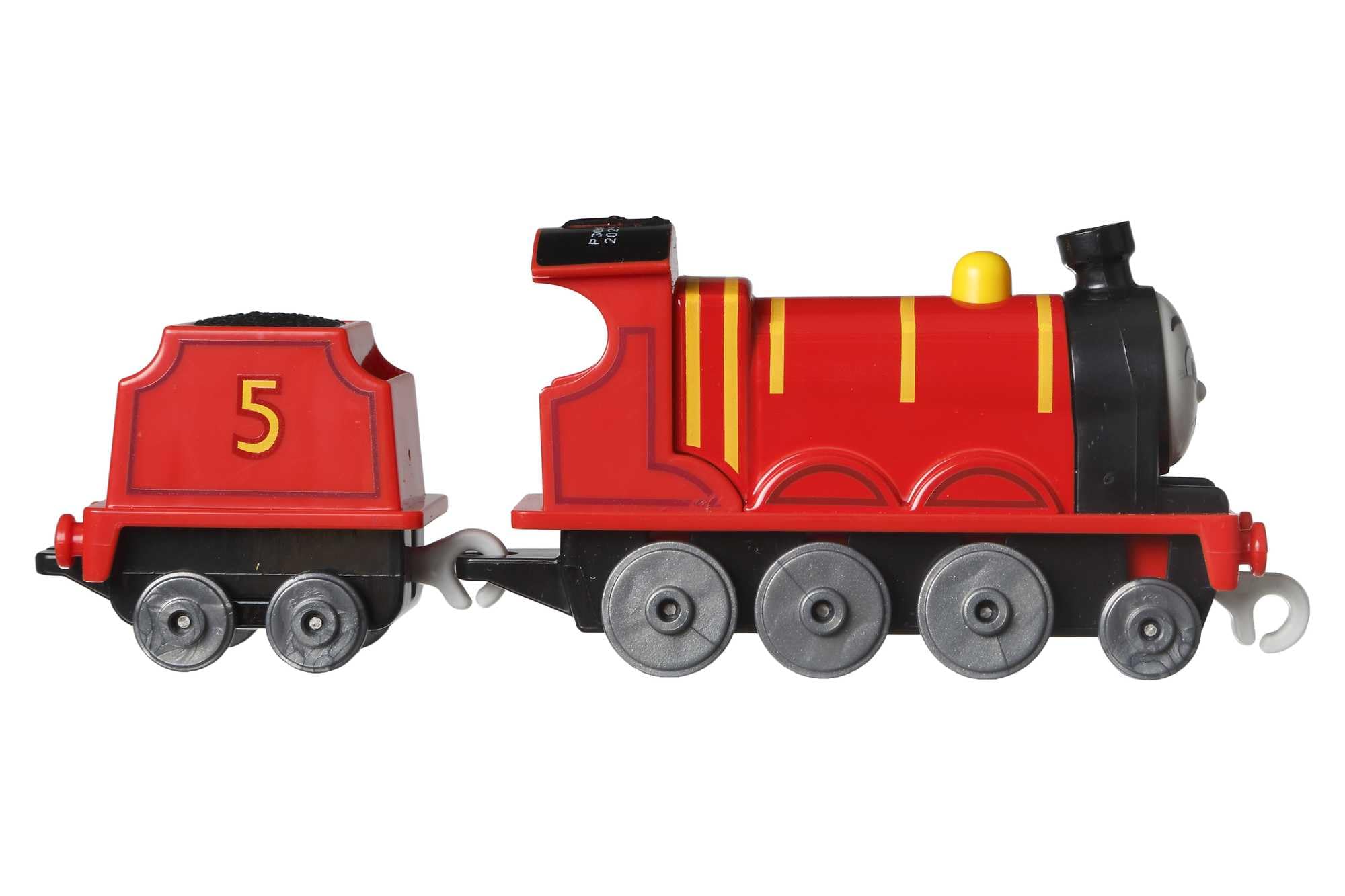 Thomas & Friends Fisher-Price die-cast Push-Along James Toy Train Engine for Preschool Kids Ages 3+