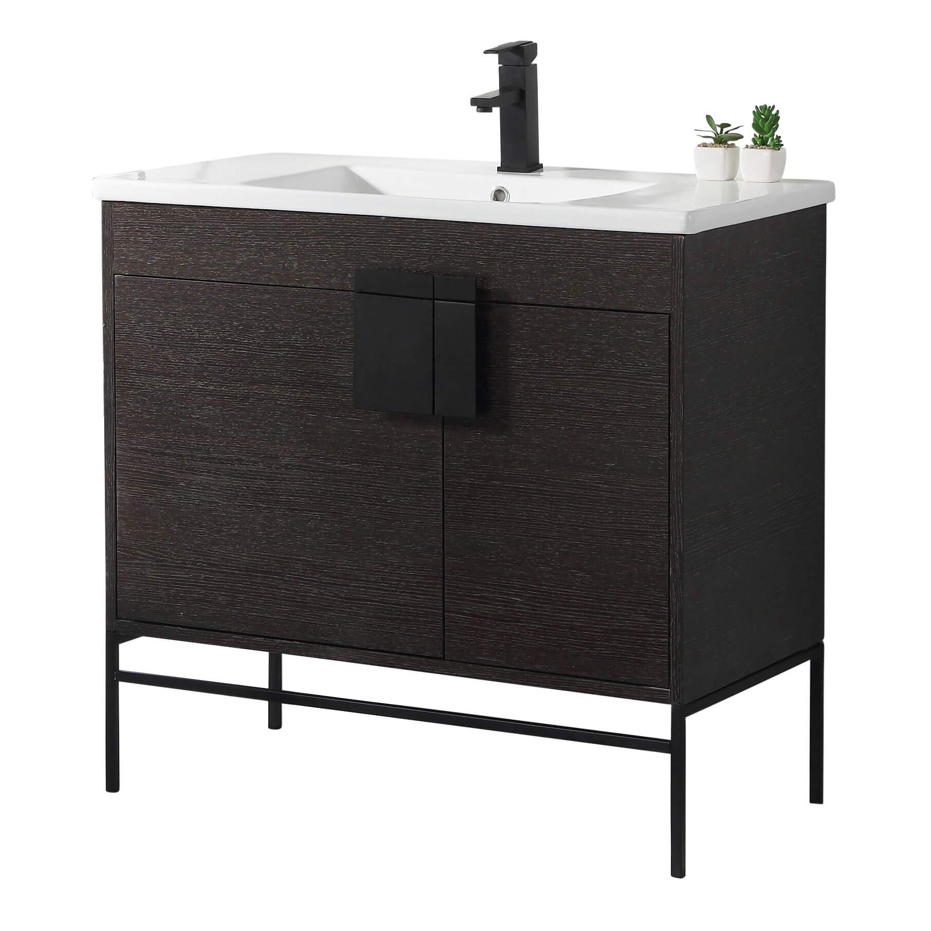 Fine Fixtures - SHAWBRIDGE VANITY 36" WIDE - BLACK
