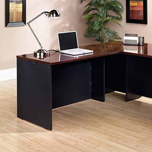 Sauder Via Collection Desk Return, Classic Cherry finish
