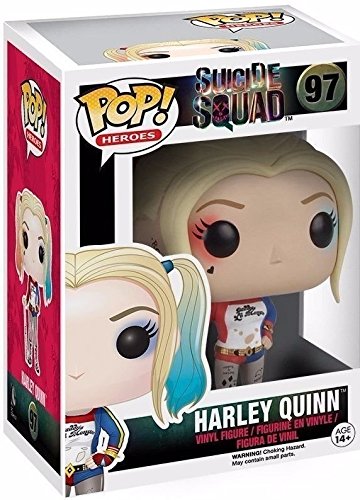 POP Suicide Squad - Harley Quinn Funko Vinyl Figure (Bundled with Compatible Box Protector Case) Multicolored 3.75 inches