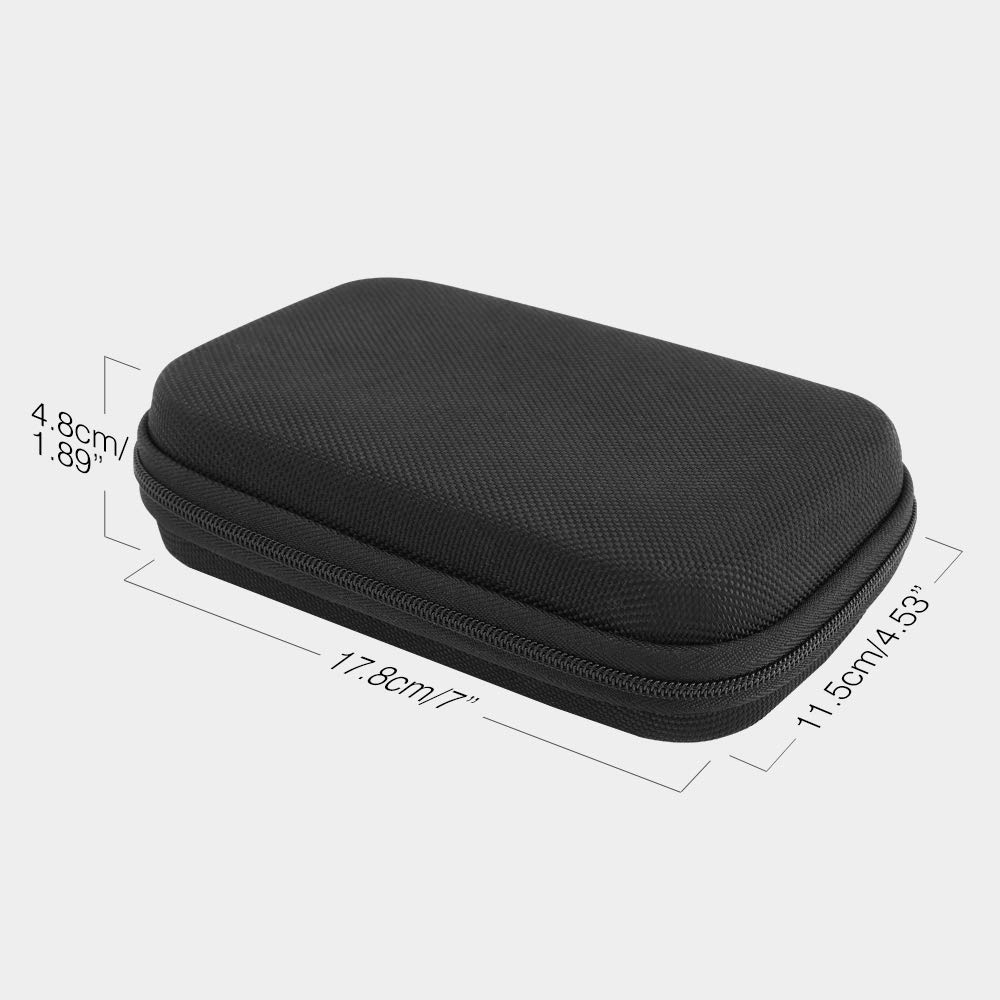 MoKo 80 Game Card Storage Holder Cartridges Card Organizer Shockproof Water Resistant Card Holder Anti-Scratch Carrying Storage Box Compatible with Nintendo Switch and PS Vita Game Card - Black