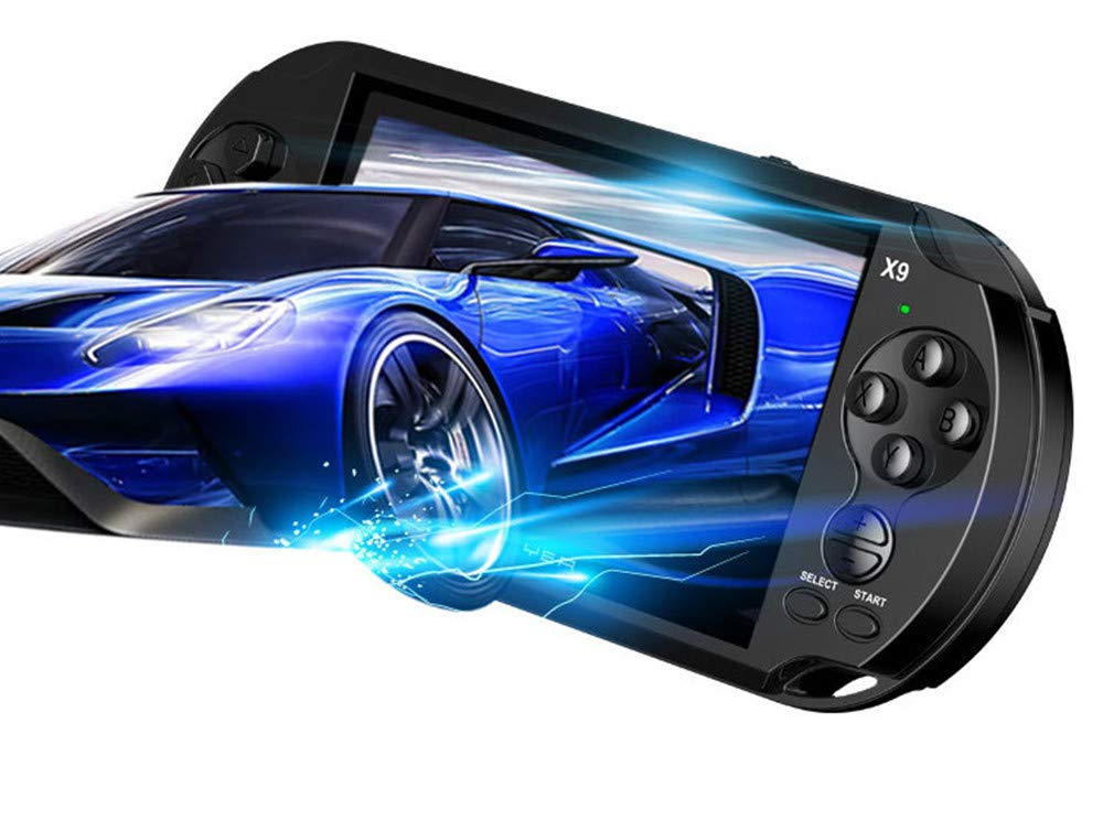 Portable X9 Retro Video Game Console 5.1 Inch Screen 8GB Handheld Gaming Player (Black)