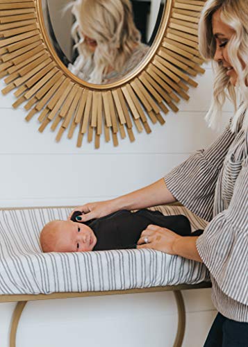 Premium Knit Diaper Changing Pad Cover"Midtown" by Copper Pearl