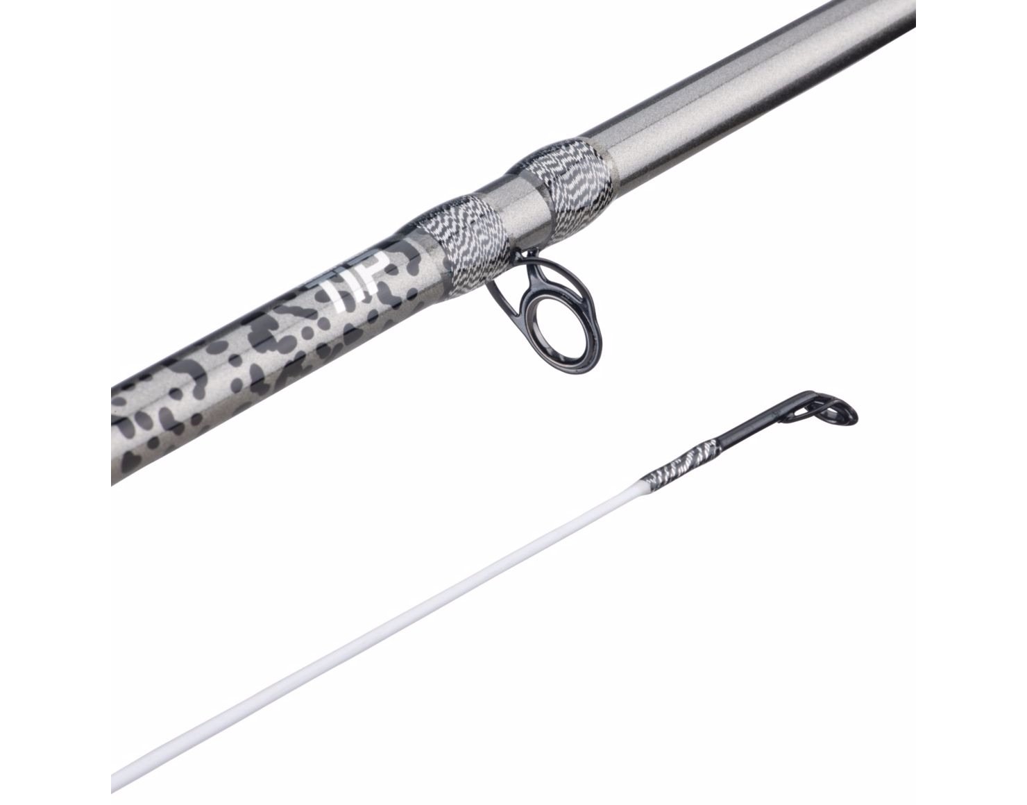 Berkley 10’ C-Series Crappie Pro Spinning Rod, One Piece Spinning Rod, 4-12lb Line Rating, Light Rod Power, Moderate Fast Action, Dependable and Lightweight,Gray