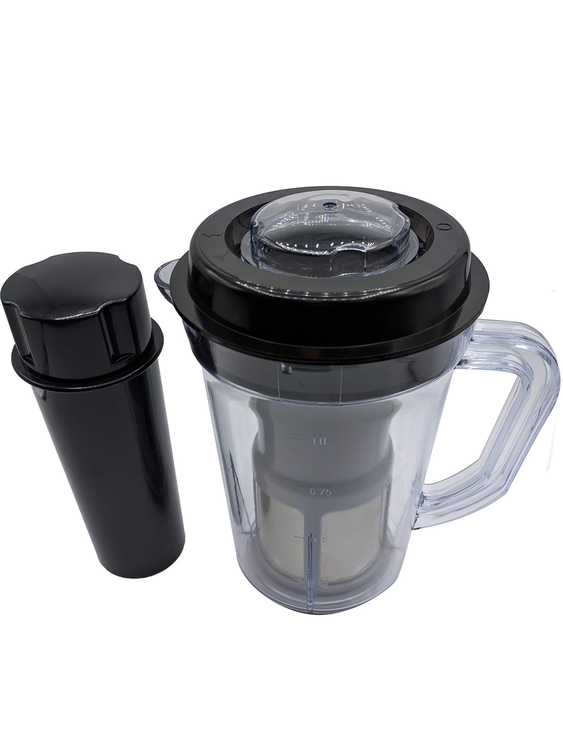 Blendin Replacement Fruit and Vegetable Juicer Attachment Pitcher Jar, Compatible with Magic Bullet Blender MB-1001, MB-1001B, MBR-1101, MBR-1701, MBR-1702, MBR-0301 Blender