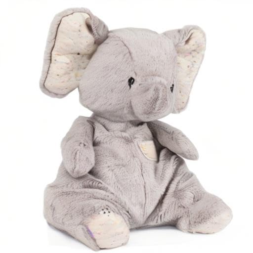 GUND Baby Oh So Snuggly Elephant Large Plush Stuffed Animal for Babies and Infants, Ash Grey, 12.5”