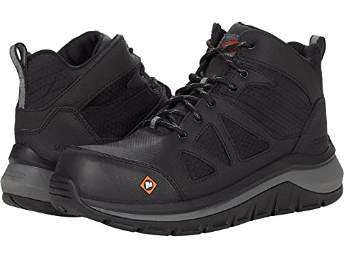 Merrell Men's Fullbench Speed Mid Carbon Fiber Construction Boot, Black, 4.5