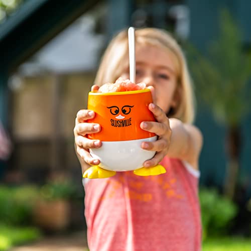 Insta Slushy Maker Cup for Kids β Penguin Compact Make & Serve Slushie Cup Allows You to Make Refreshing Slushies, Smoothies & Other Frozen Drinks in Minutes β The Ultimate Slush Cup Experience