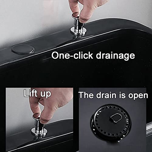 Portable Floor Mop Sink, Floor Mount Mop Sink/Basin, Single Bowl Kitchen Sinks, Camping Sink, Slop Sinks, For Commercial Kitchen, Restaurant, Business, Garages, Basements ( Size : 40*60*50.5cm/15.7*23