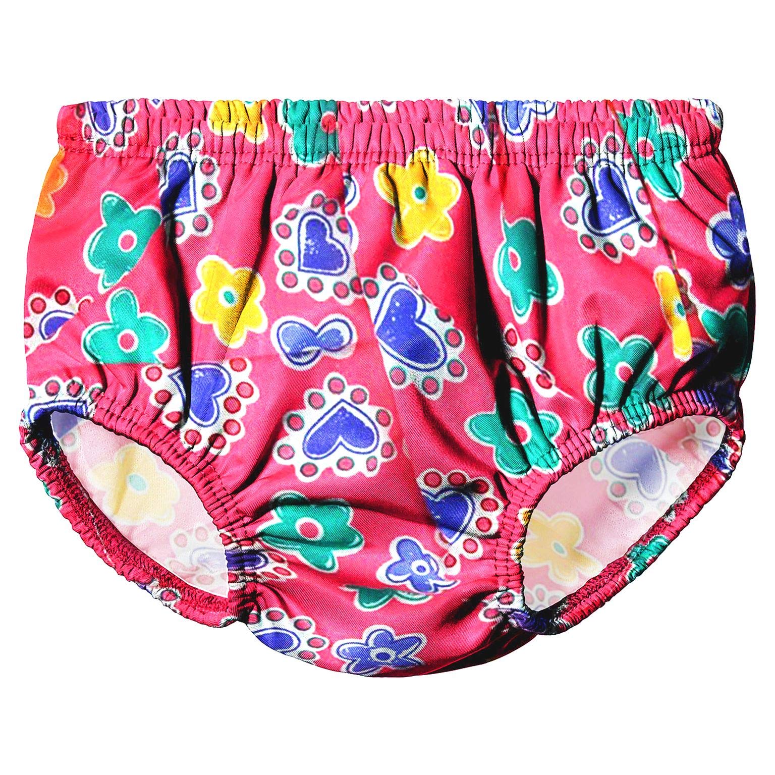 Water Gear Reusable Baby Swim Diaper - Soft and Designed to Keep Your Baby Comfortable - Eco-Friendly - Great to Wear When Learning How to Swim - Pink - Large - 22-25 lb
