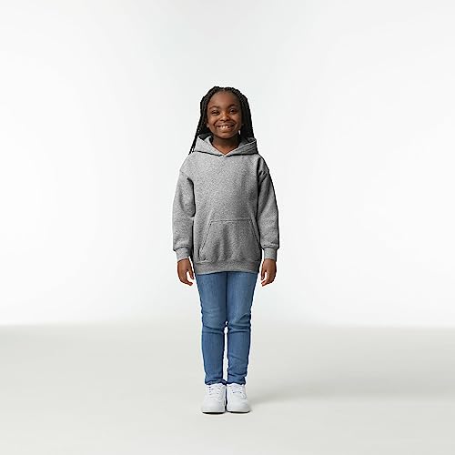 Gildan Youth Hoodie Sweatshirt, Style G18500B, Black, X-Large
