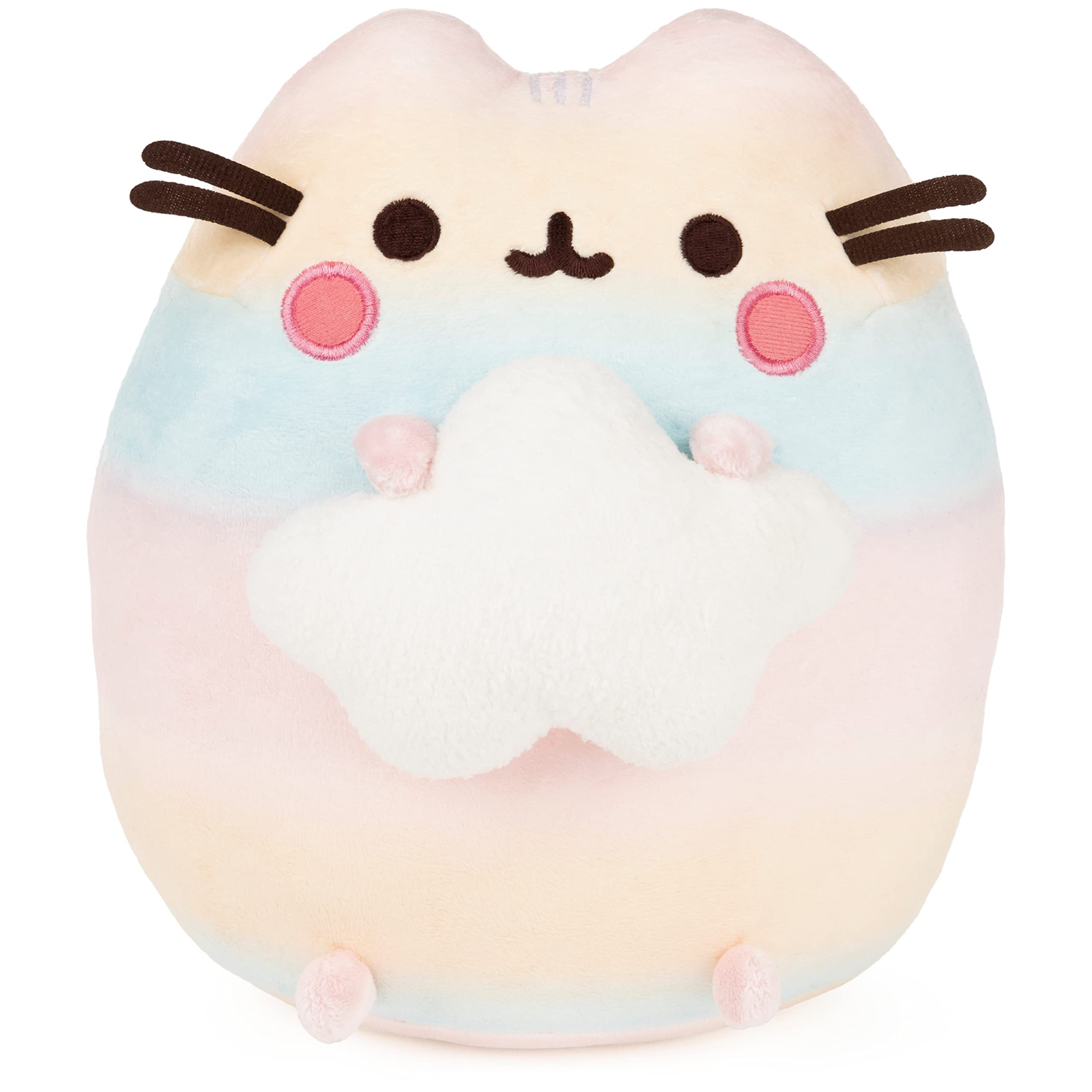 GUND Pusheen Rainbow Ombre Plush, Stuffed Animal for Ages 8 and Up, Rainbow, 9.5β