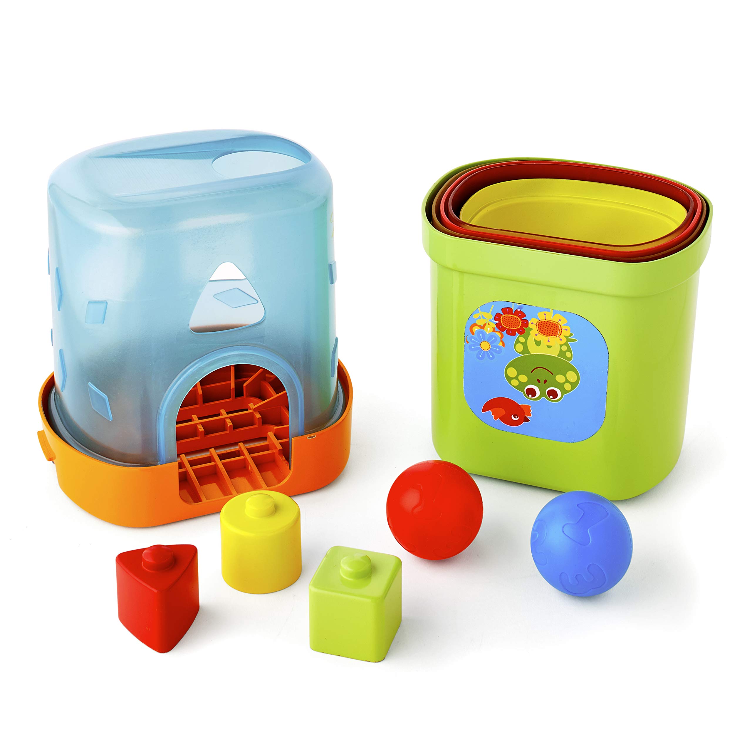 Bruin Drop & Roll Stacking Blocks, Multi