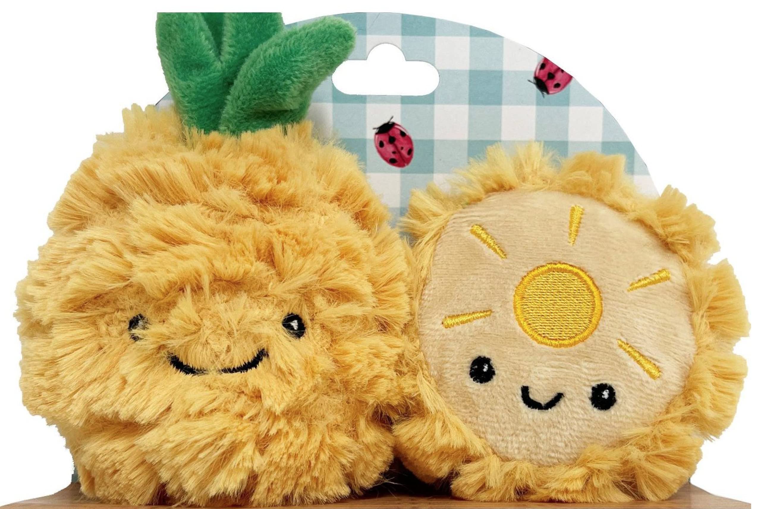 Purely Luxe Pineapple Rattle & Crinkle Set