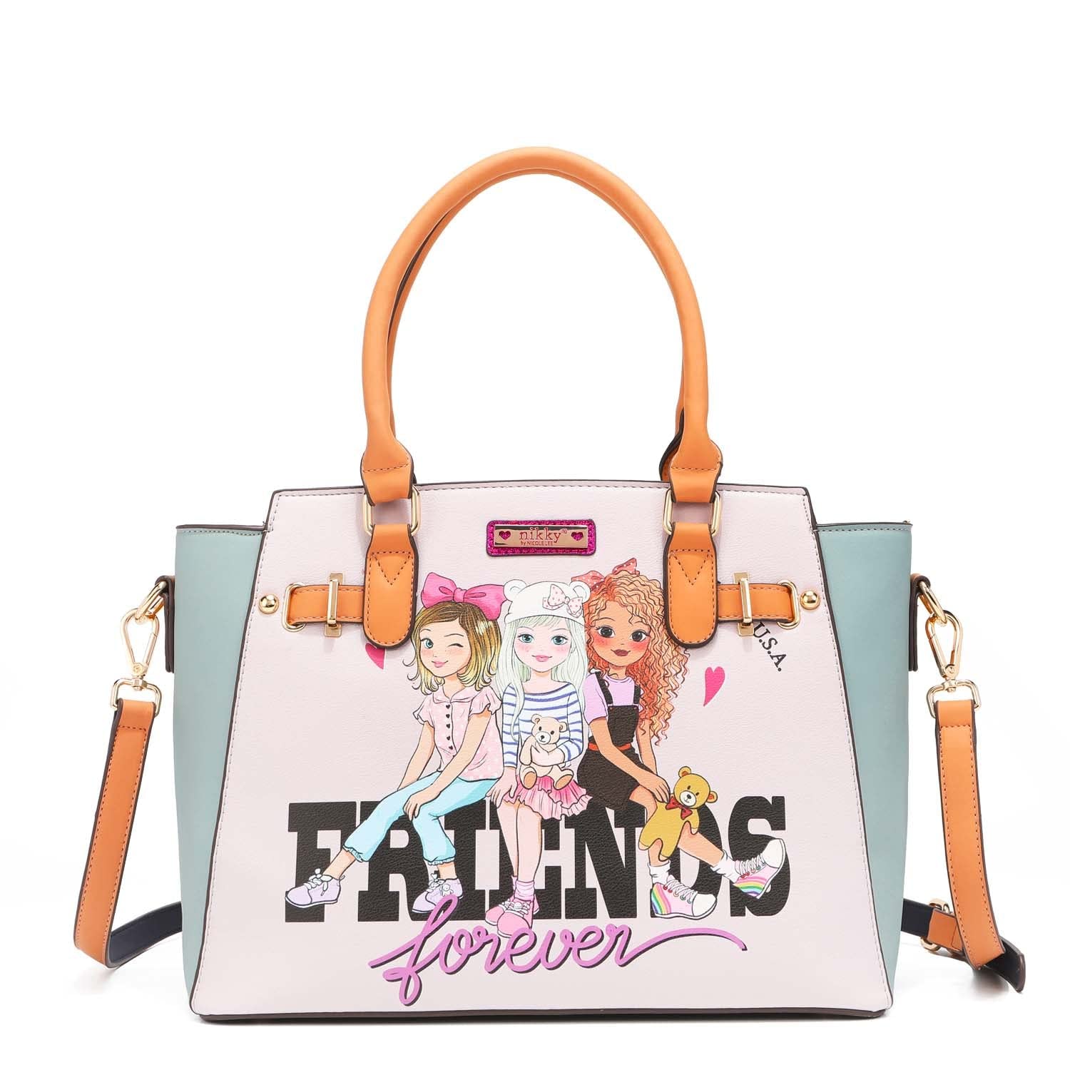 BEST FRIENDS 3 PIECE SET (SATCHEL, CROSSBODY, WALLET)