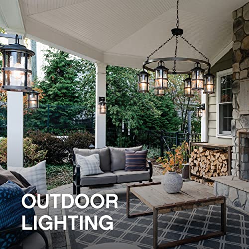 Hinkley Atlantis Collection Two Light 6.5W GU10 LED Outdoor Large Wall Mount Lantern, Bronze