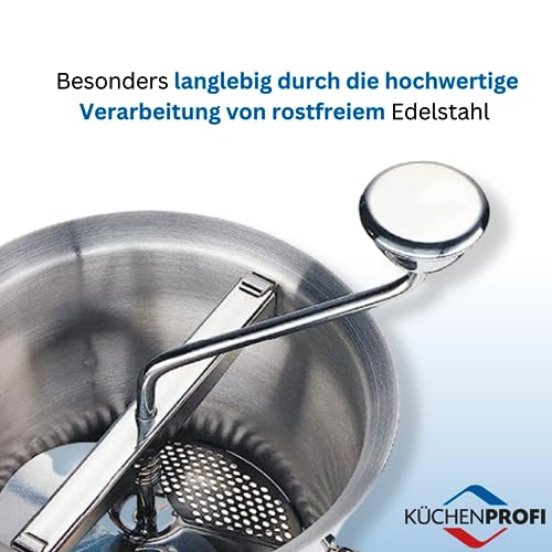 Küchenprofi K0966002820 Professional Stainless Steel Food Mill Silver, Large