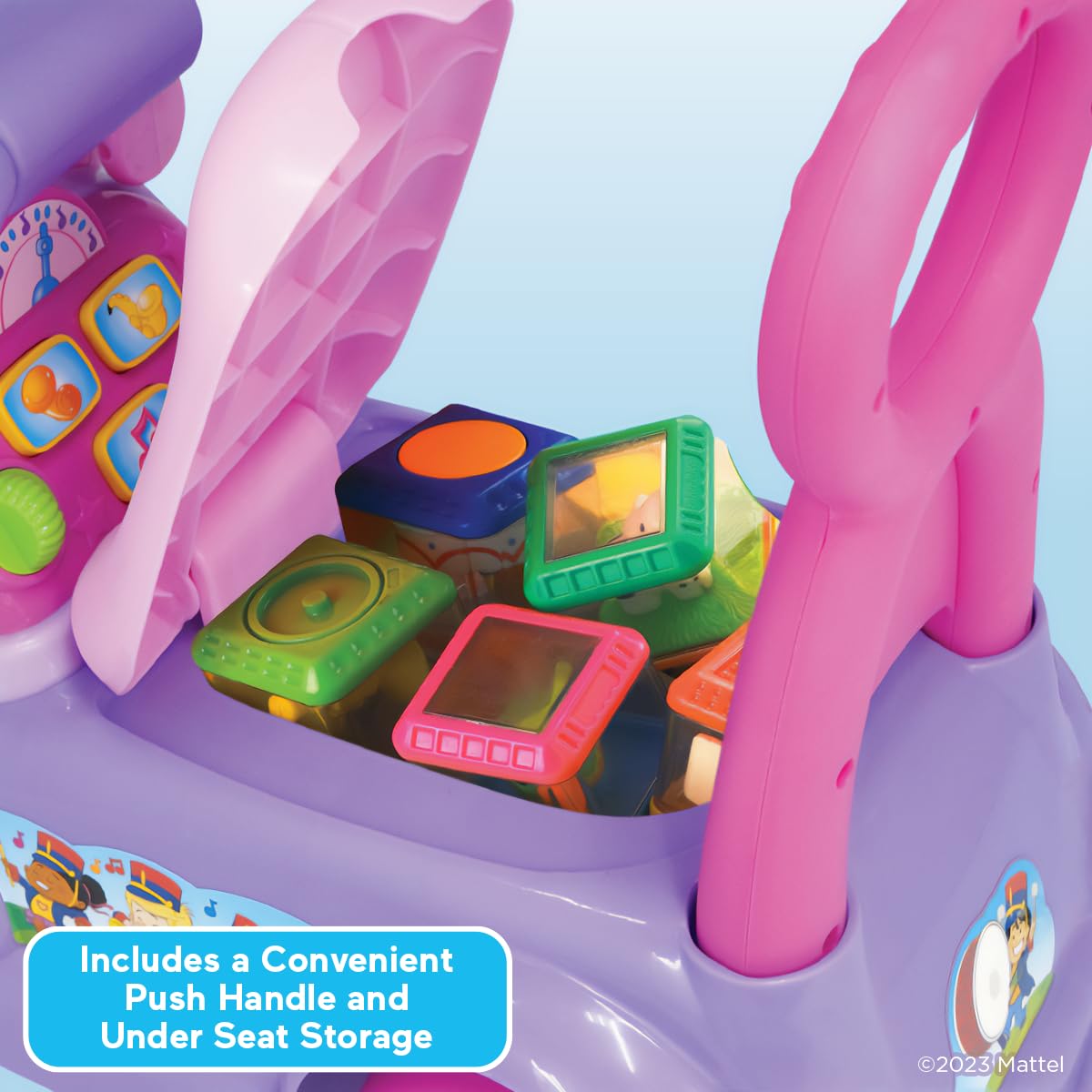 Fisher Price Music Parade Purple Ride-On with 5 Different Marching Tunes! [Amazon Exclusive]