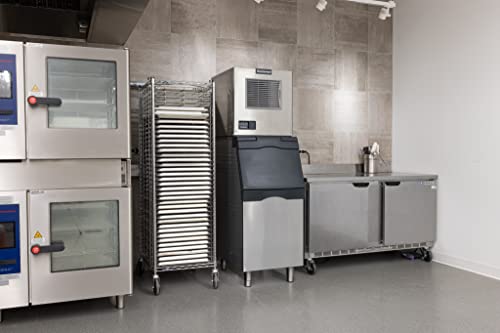 Scotsman Ice Prodigy Elite® Commercial Ice Machine Cube Style Ice Maker MC0722SA-32 (Slim 22" Width, Half Dice, 758 lb/24 Hours, HD22B-1 120 lb. iceValet)