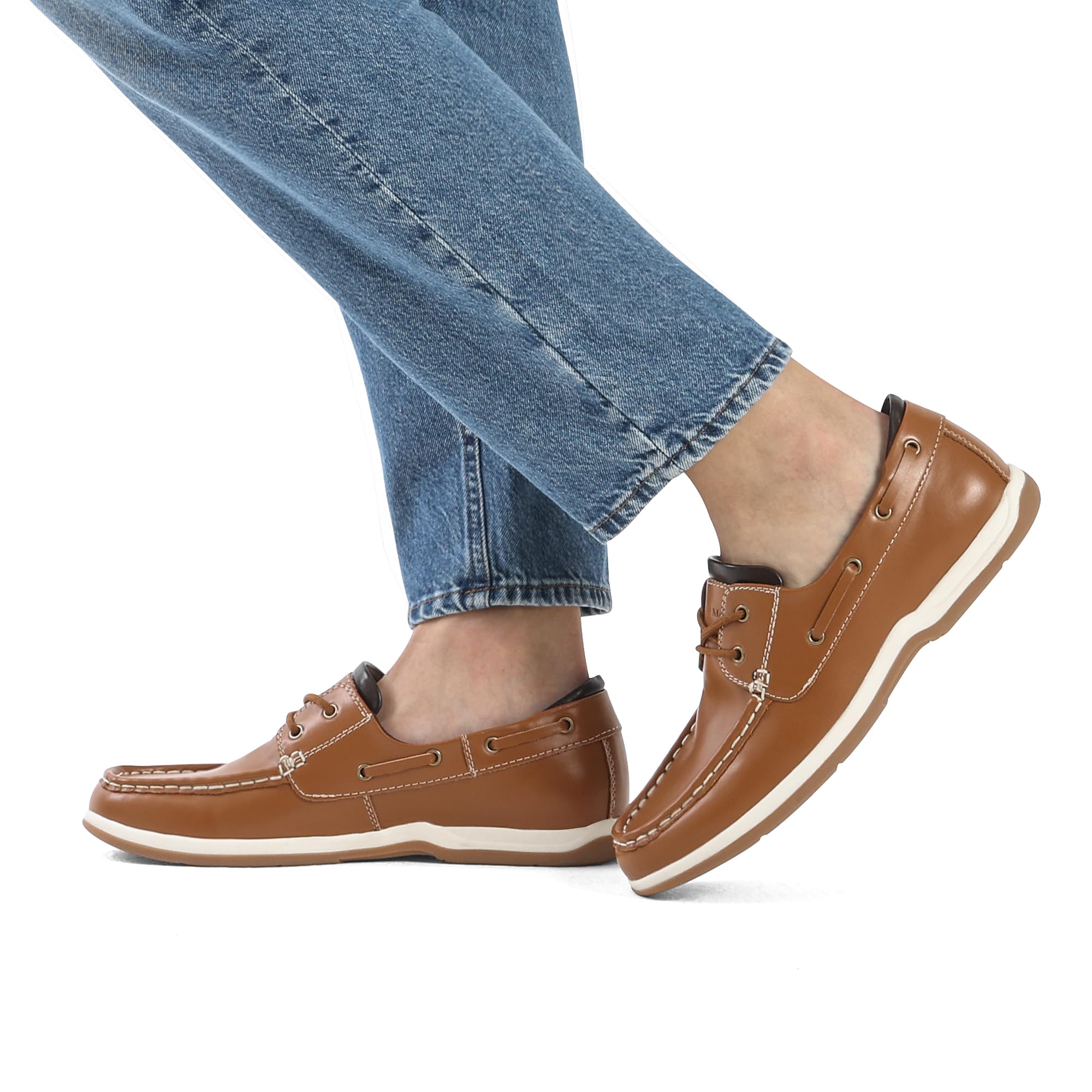 Bruno Marc Men's Boat Shoes Casual Dress Shoes, Brown, Size 13, SBLS2341M